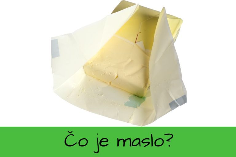 Čo je maslo? - Príbehy potravín